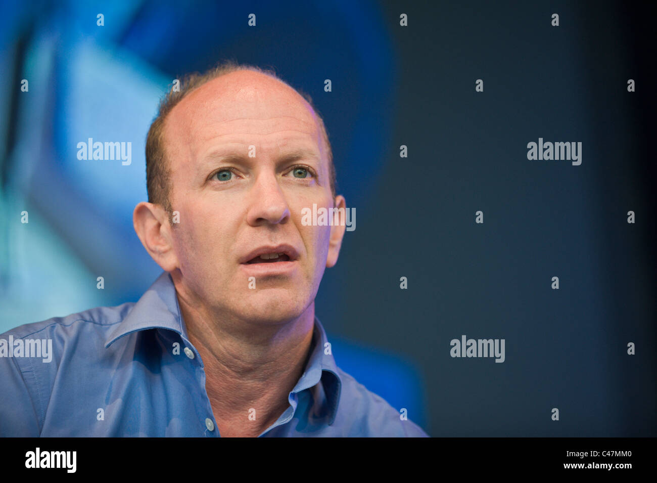 Simon Sebag Montefiore historian writer author pictured at Hay Festival ...