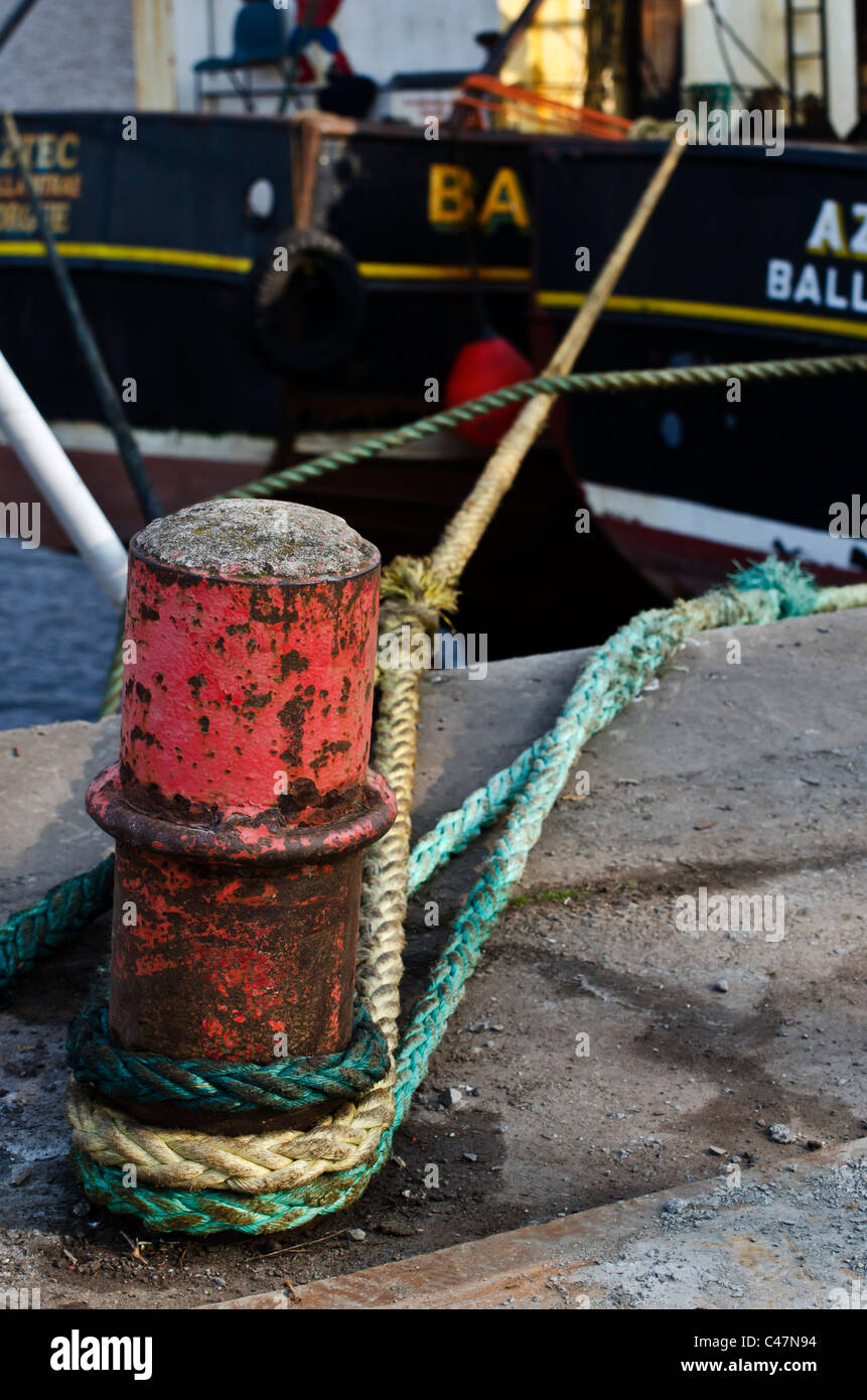 Scallop fishing boats at Kirkcudbright, Dumfries and Galloway, Scotland ...
