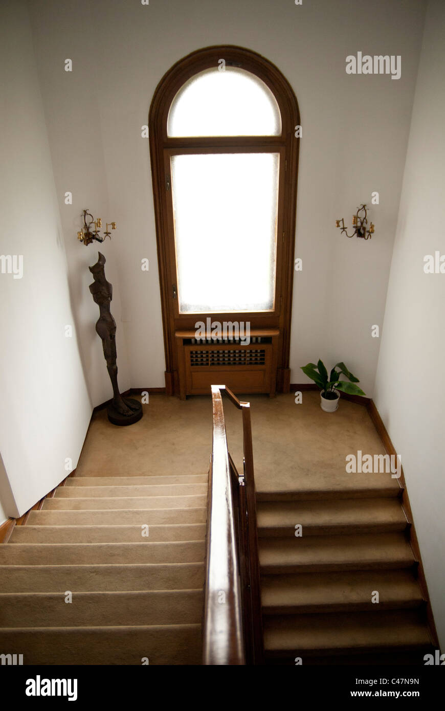 staircase,looking down,interior, hallway Stock Photo - Alamy