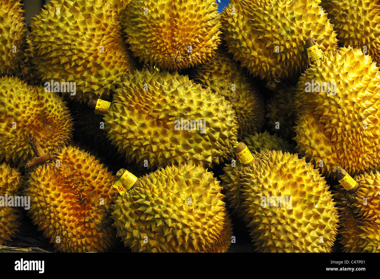 Close up durians hi-res stock photography and images - Alamy