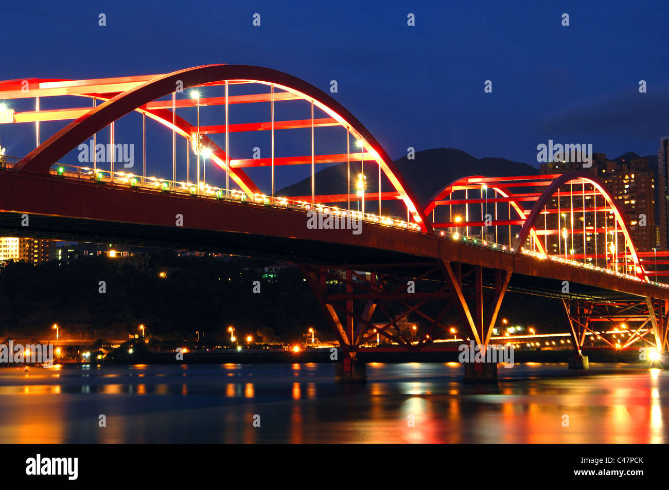 Bridge River Guandu Bridge Taipei High Resolution Stock Photography and ...