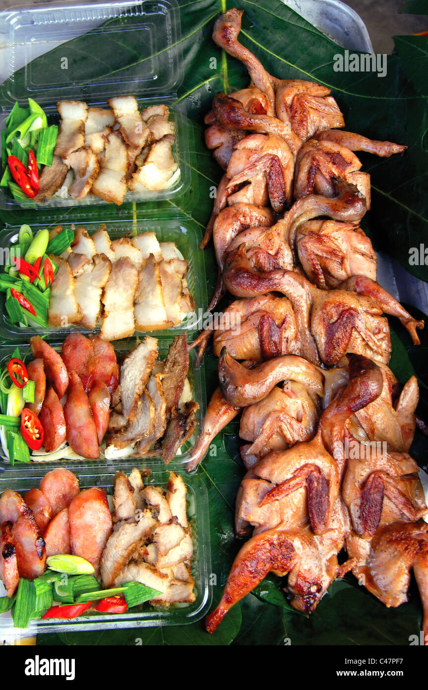 High angle view of roasted duck meat, Taiwan Stock Photo - Alamy