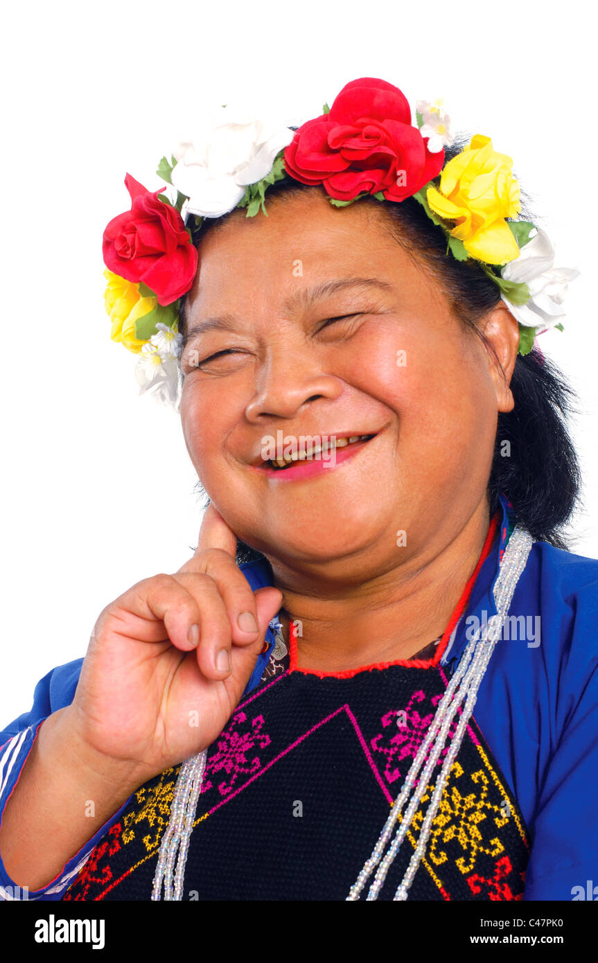 Portrait of a Taiwanese woman smiling, Taiwan Stock Photo - Alamy