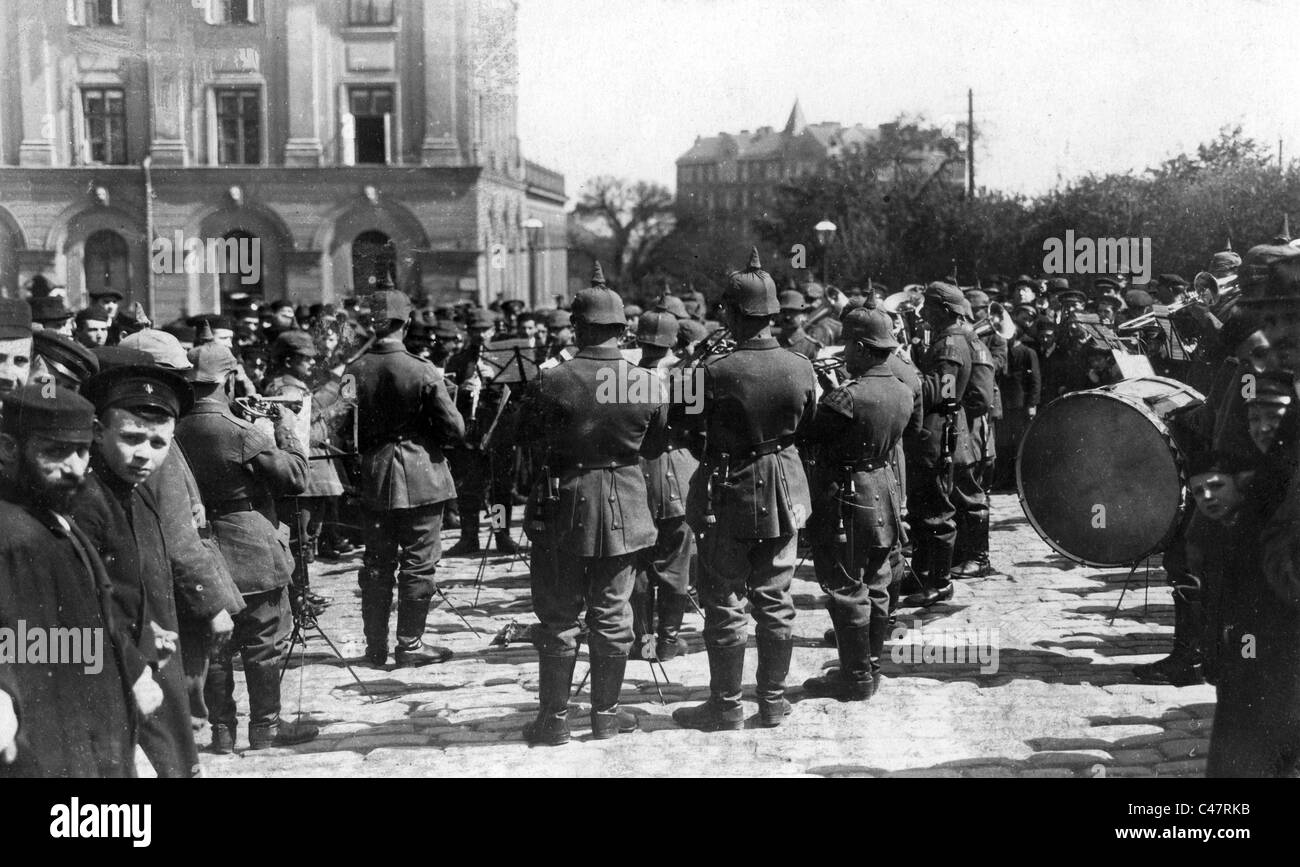 First World War: German occupied areas in Russia, 1914-1918 Military ...