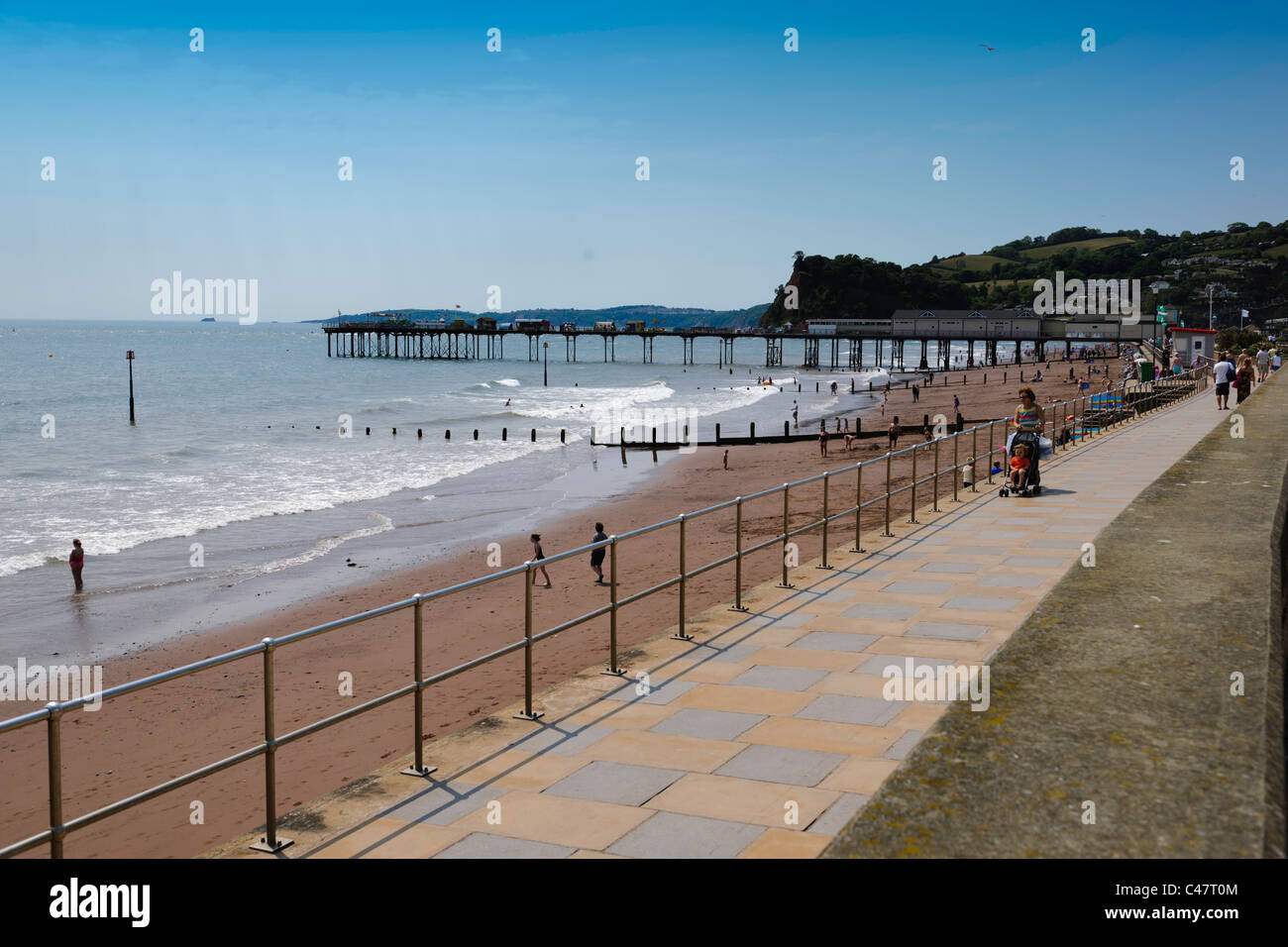 Teignmouth devon pier hi-res stock photography and images - Alamy