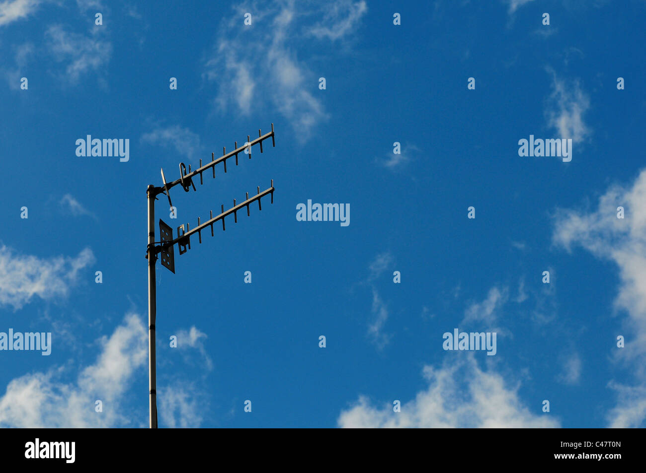 Tv aerials aerial hi-res stock photography and images - Alamy