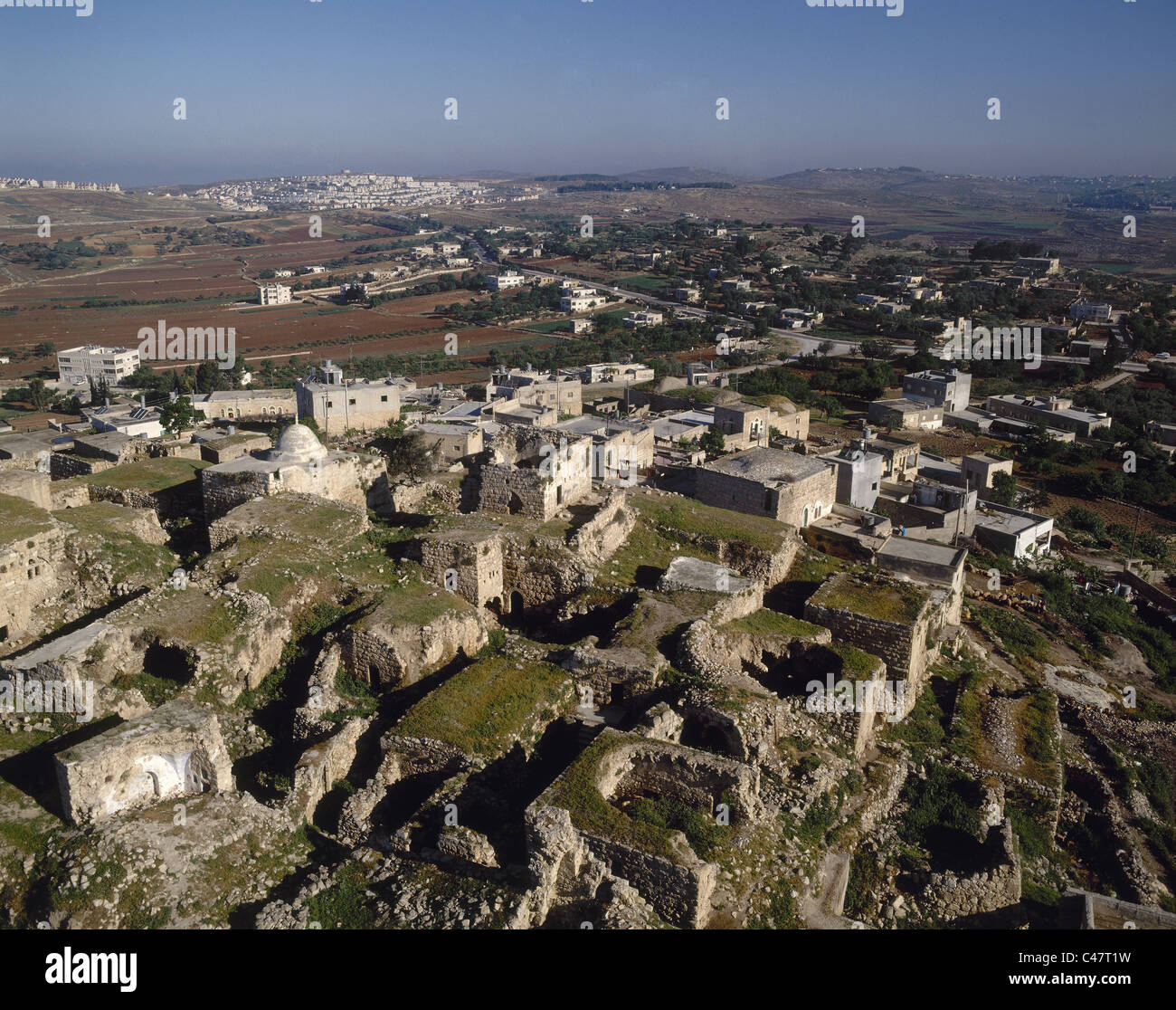 Aerial view of the ancirent city of Jaba Stock Photo - Alamy