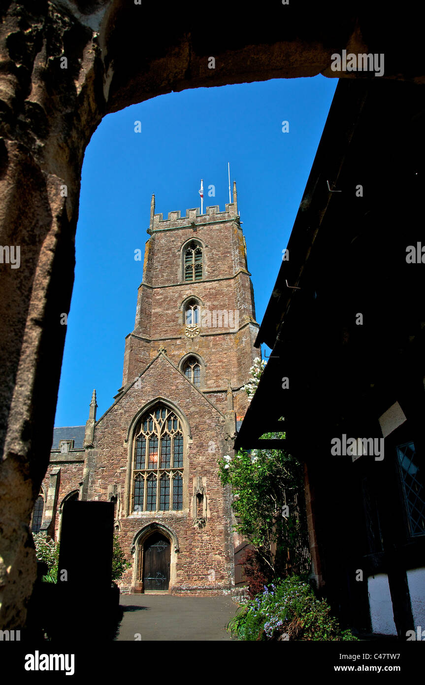 Dunster Priory Church Somerset UK Stock Photo - Alamy