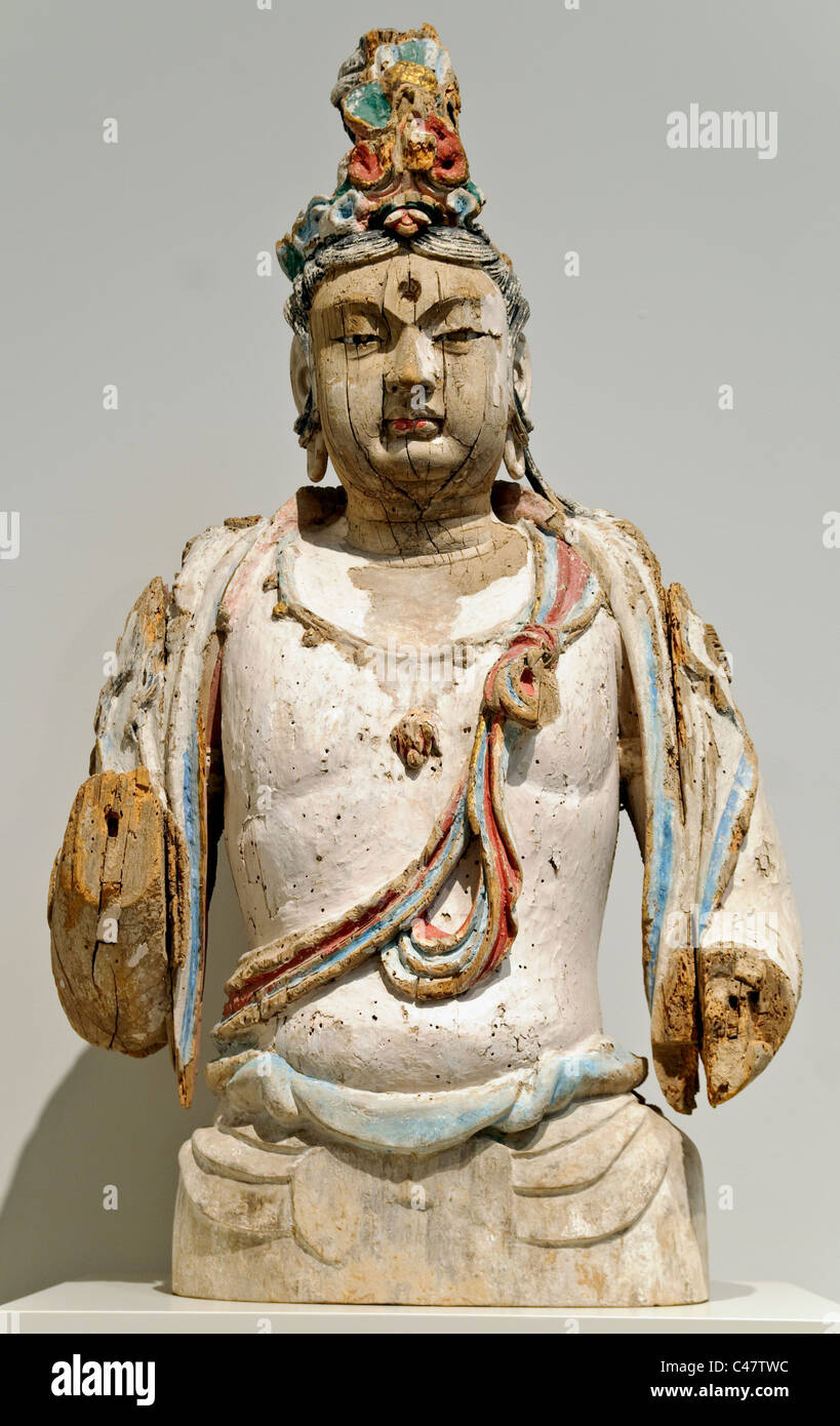 Attendant Bodhisattva, 10th–11th century; China, Five dynasties, (907 ...