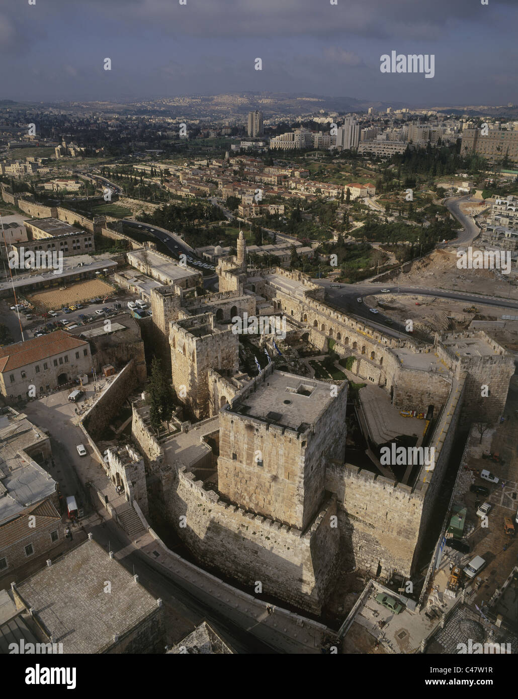 Aerial view biblical city david hi-res stock photography and images - Alamy