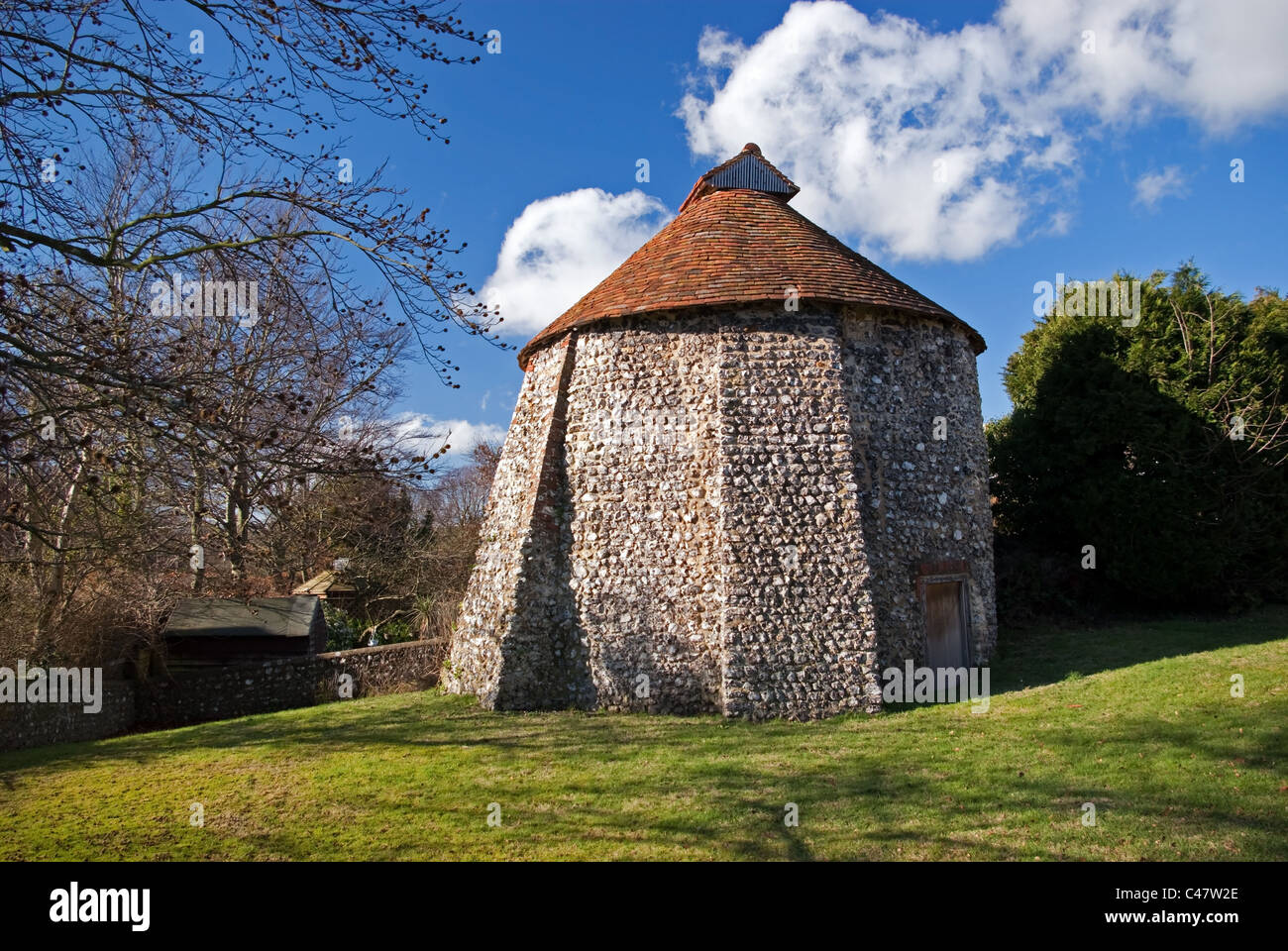 The Ancient Dovecote In Patcham, Brighton, East Sussex, England Stock ...