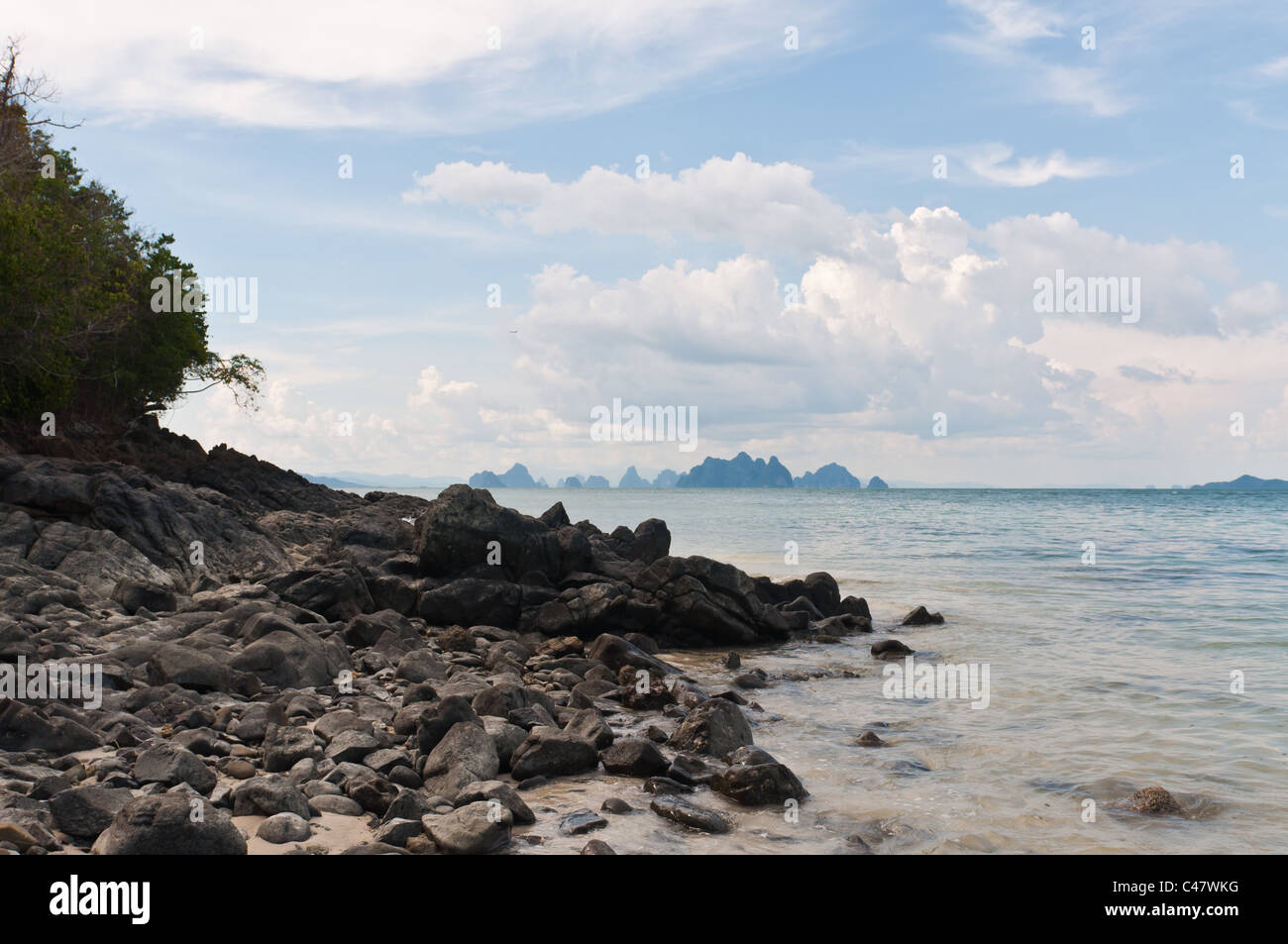 Stones on beach Stock Photo - Alamy