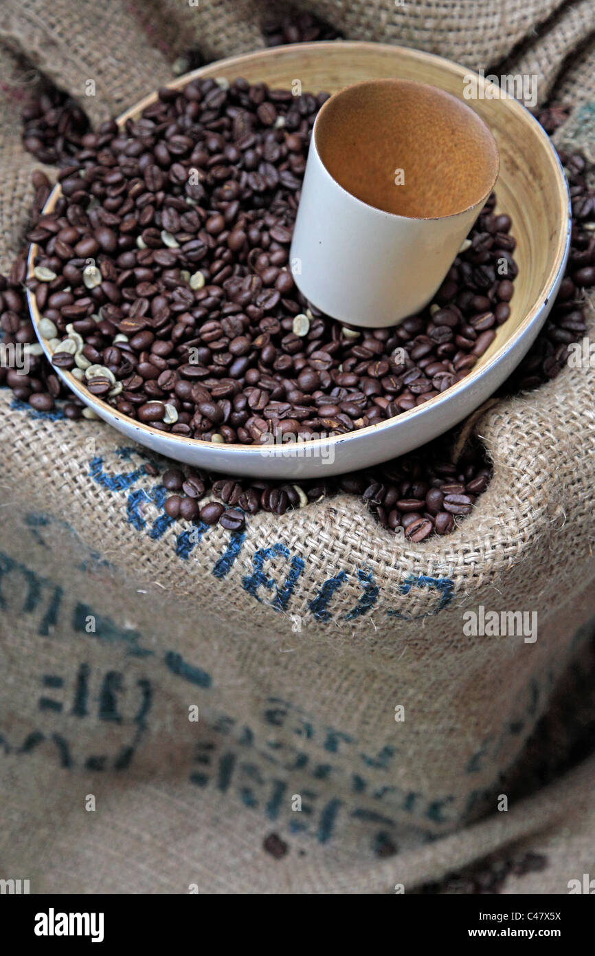 Sacks cafe hi-res stock photography and images - Alamy