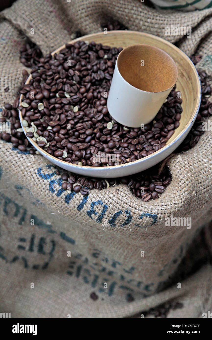 Sacks cafe hi-res stock photography and images - Alamy