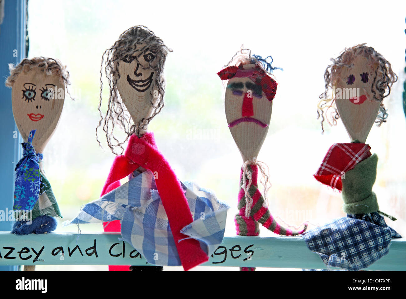 wooden spoon face Stock Photo - Alamy