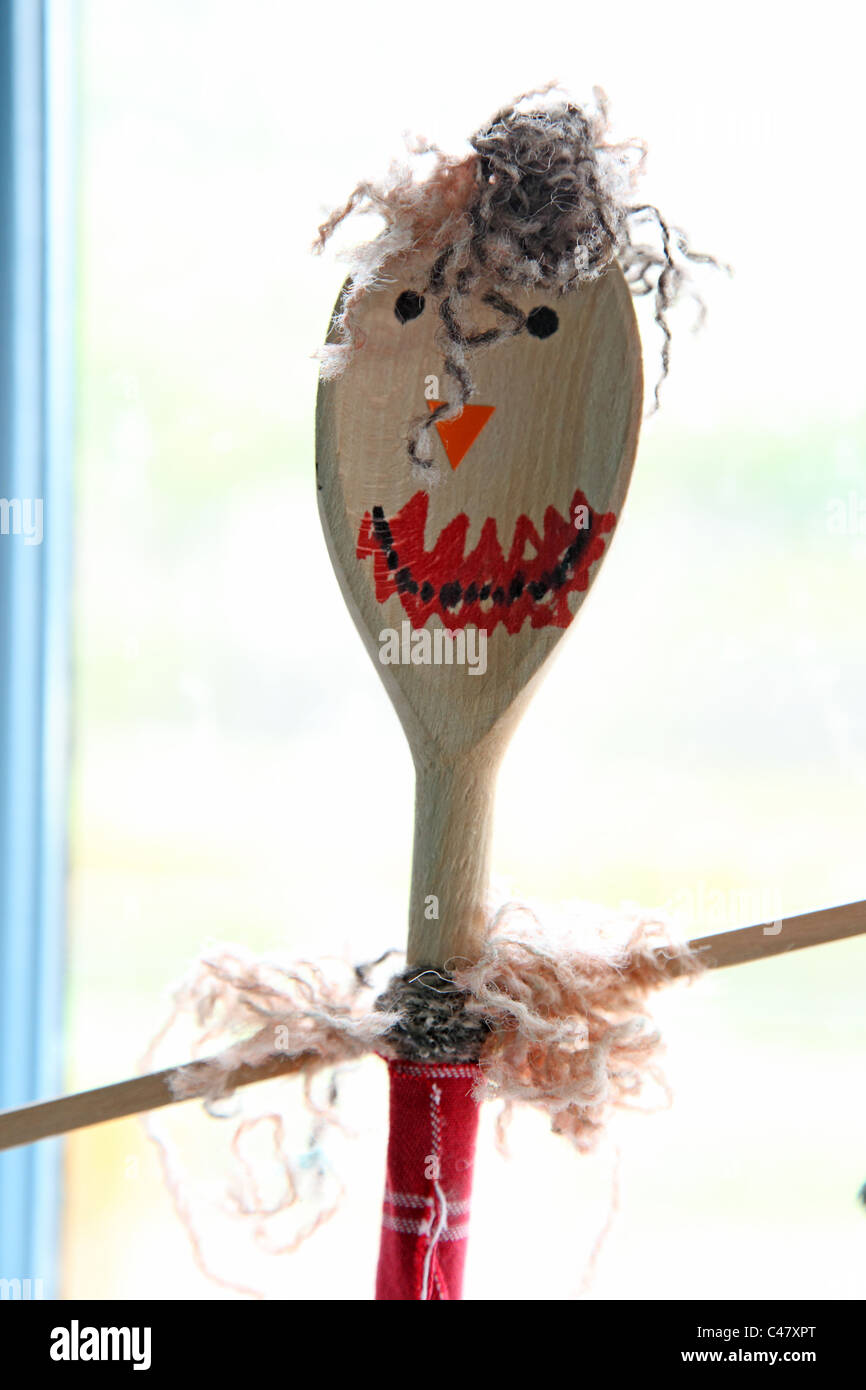 wooden spoon face Stock Photo - Alamy