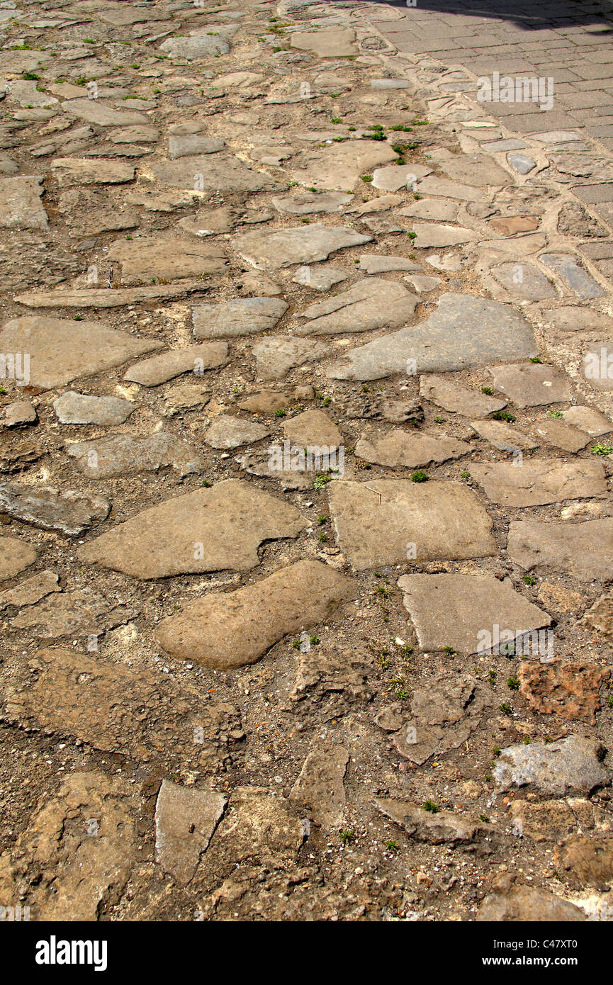 Bethersden marble footpath Stock Photo - Alamy