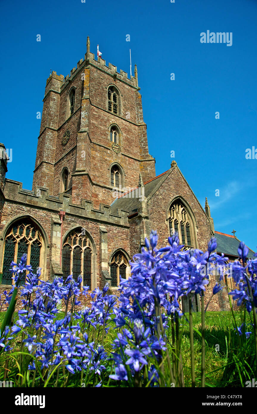 Dunster Priory Church Somerset UK Stock Photo - Alamy