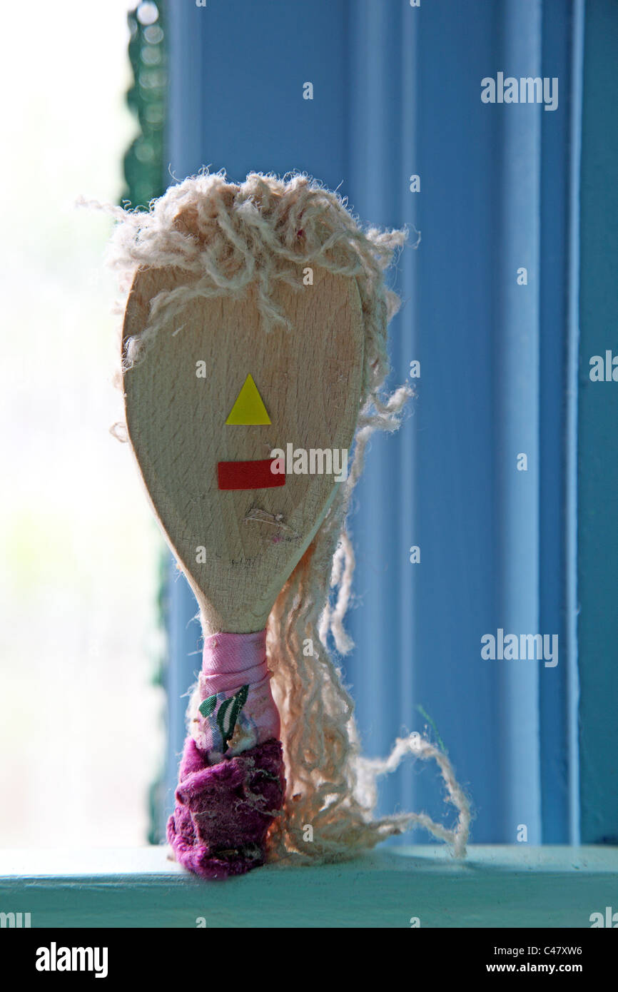 wooden spoon face Stock Photo - Alamy