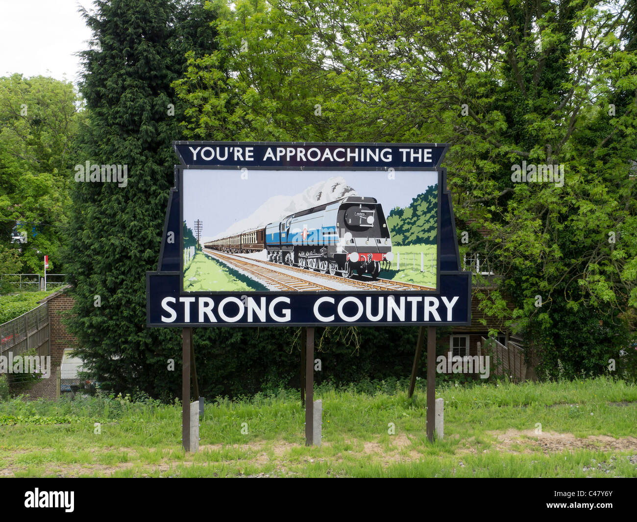Billboard using the slogan 'The Strong Country' which was used on ...