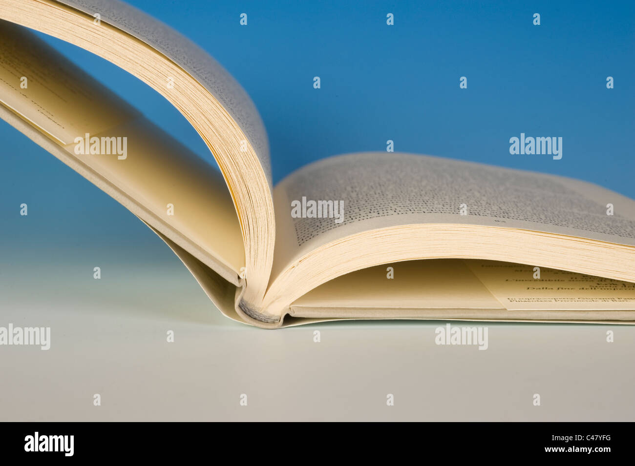 Detail of book spine Stock Photo - Alamy