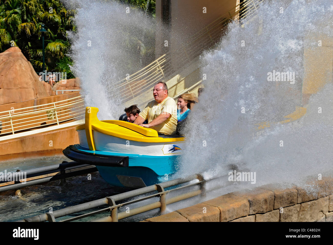 Sea World Adventure Theme Park Orlando Florida Journey to Atlantis ...