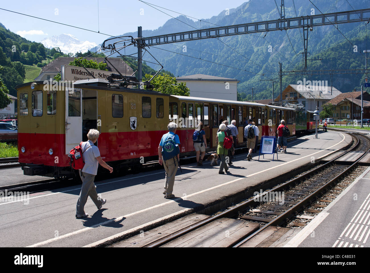 Catching A Train High Resolution Stock Photography and Images - Alamy