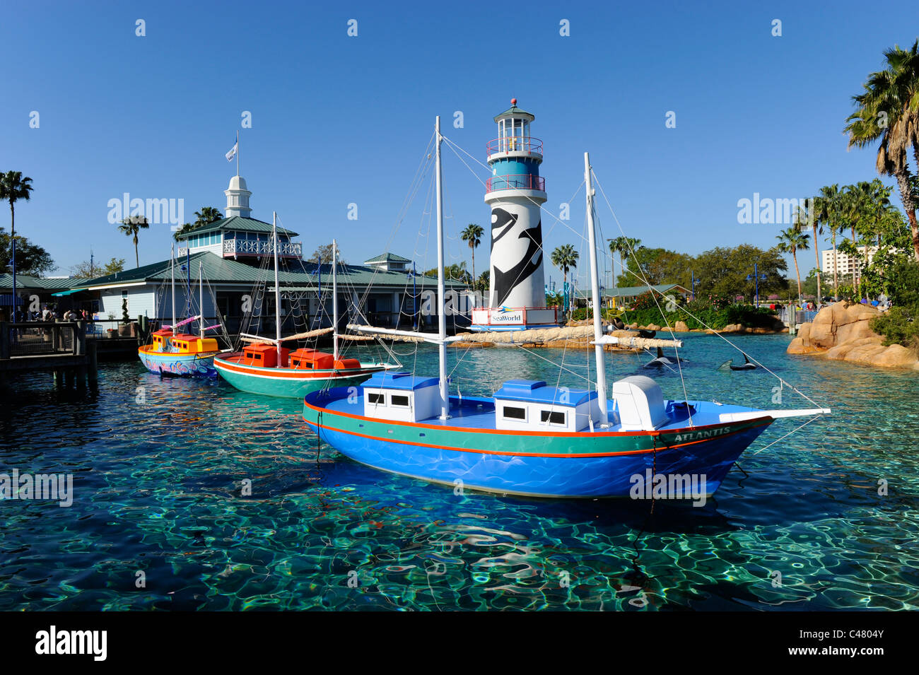Sea World Adventure Theme Park Orlando Florida Stock Photo - Alamy