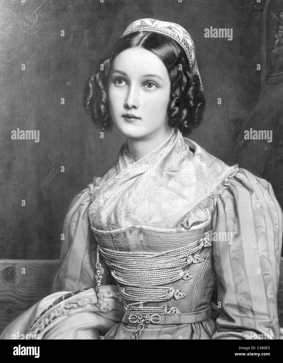 Painting by joseph stieler Black and White Stock Photos & Images - Alamy