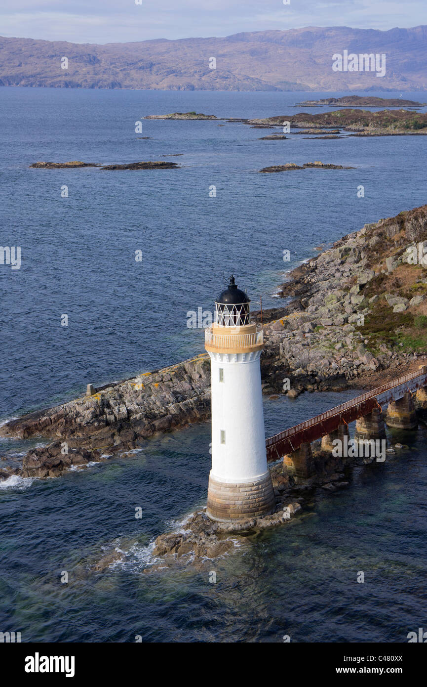 Kyle of Lochalsh lighthouse from Skye Bridge, Loch Alsh, Highland ...