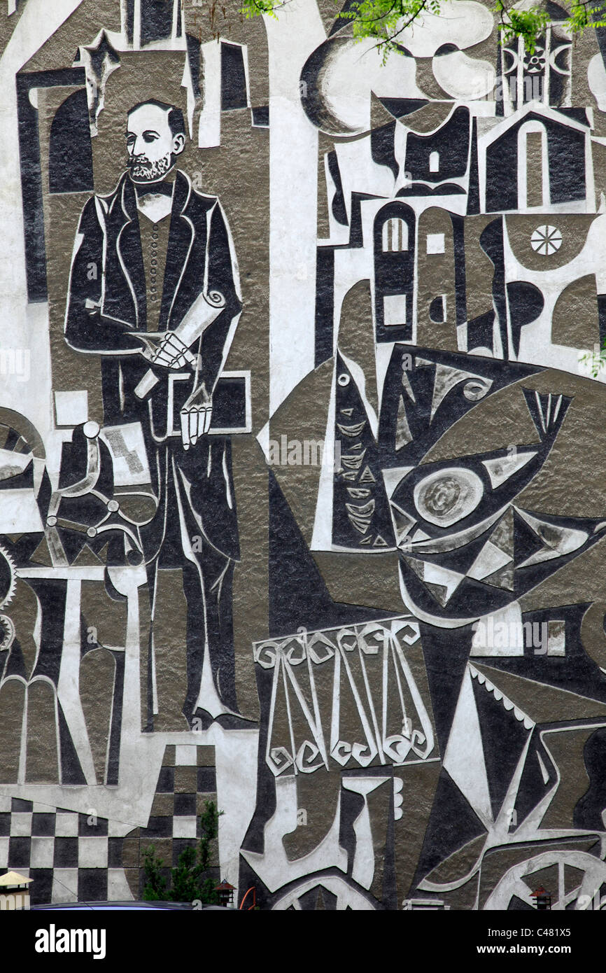Bulgaria, Plovdiv, mural Stock Photo - Alamy