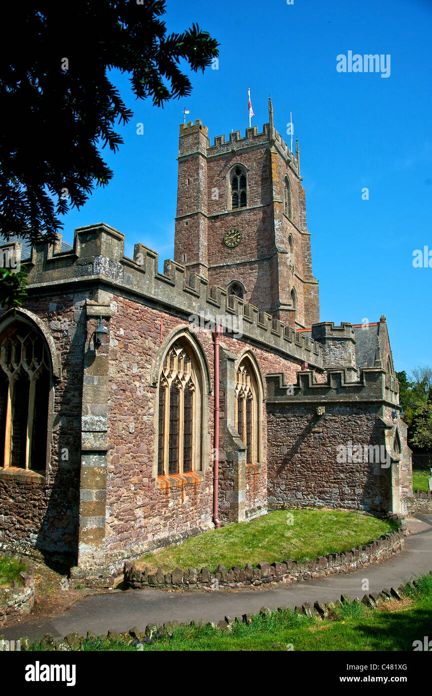 Dunster Priory Church Somerset UK Stock Photo - Alamy