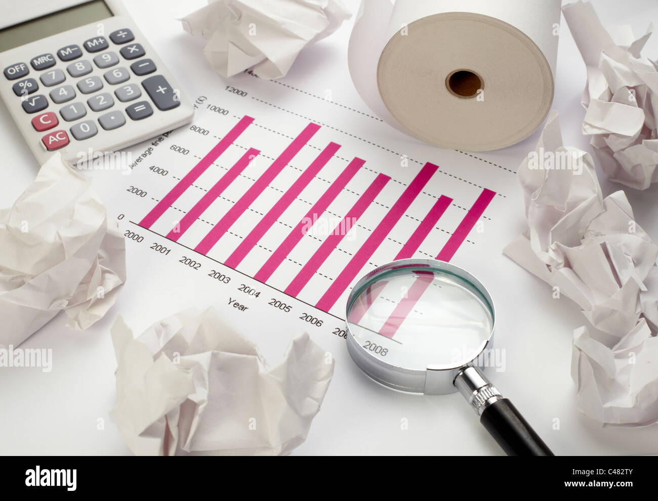 Graph up chalkboard hi-res stock photography and images - Alamy