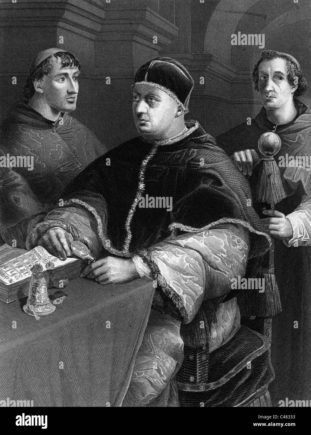 Papst Leo IX Stock Photo - Alamy