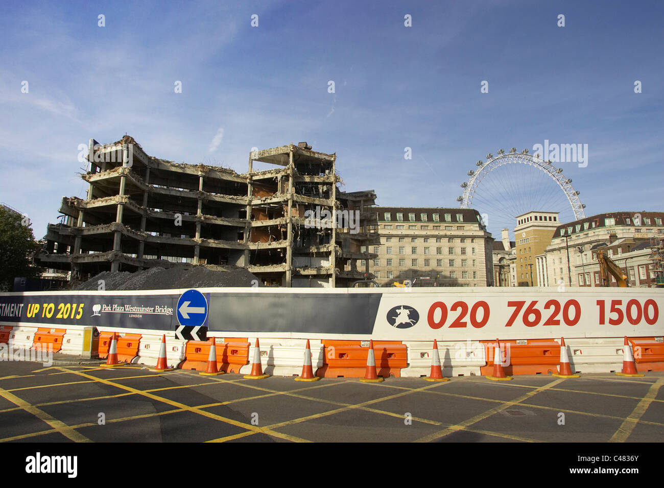 Demolition of the officially known as Greater London Council Overflow ...