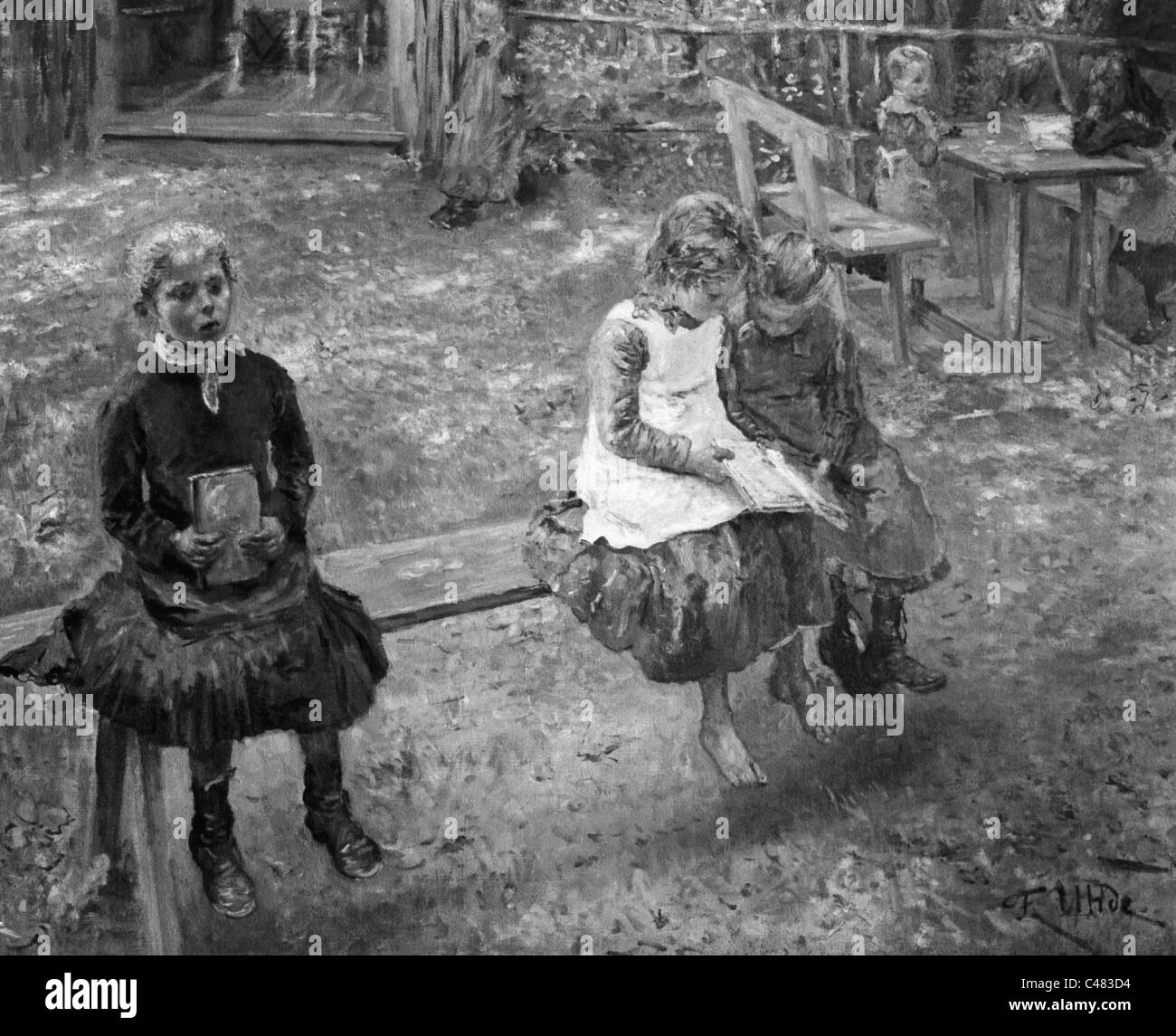 Fritz von Uhde Stock Photo - Alamy