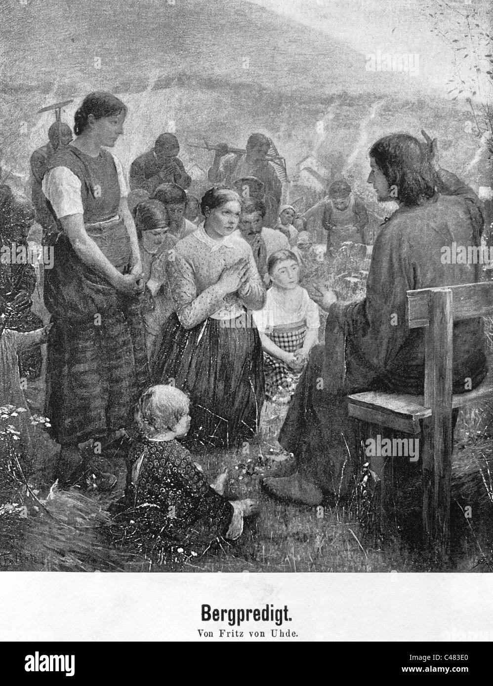 Fritz von Uhde Stock Photo - Alamy