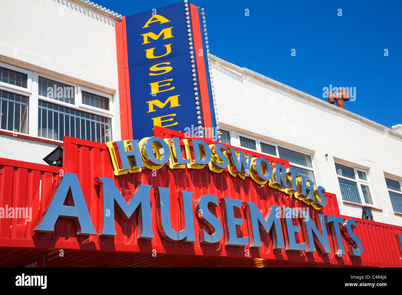 Amusement Arcade Filey North Yorkshire England Stock Photo - Alamy