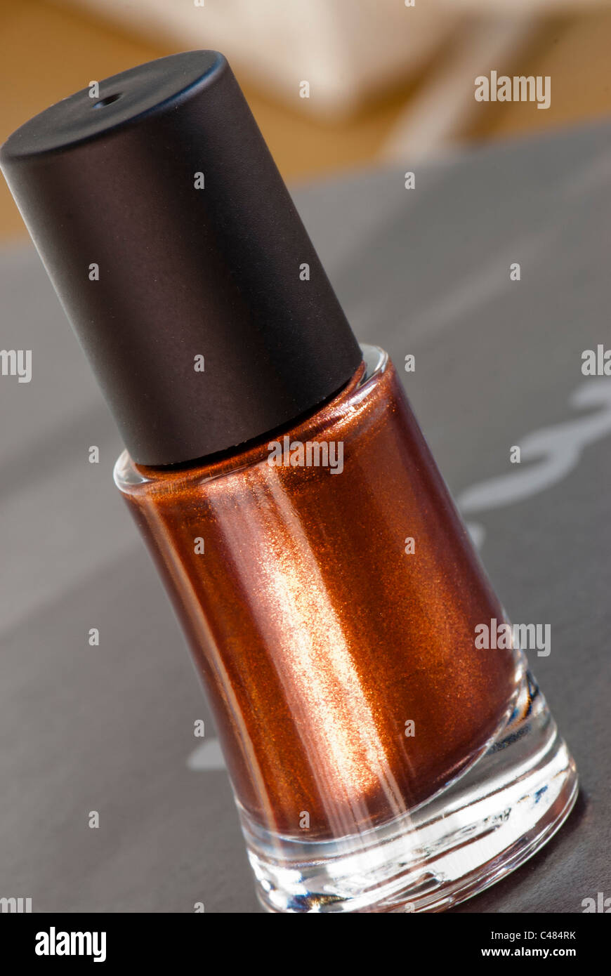 Closeup of the nail polish liquid Stock Photo - Alamy