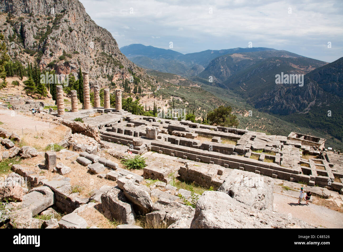Temple of apollo, delphi hi-res stock photography and images - Alamy
