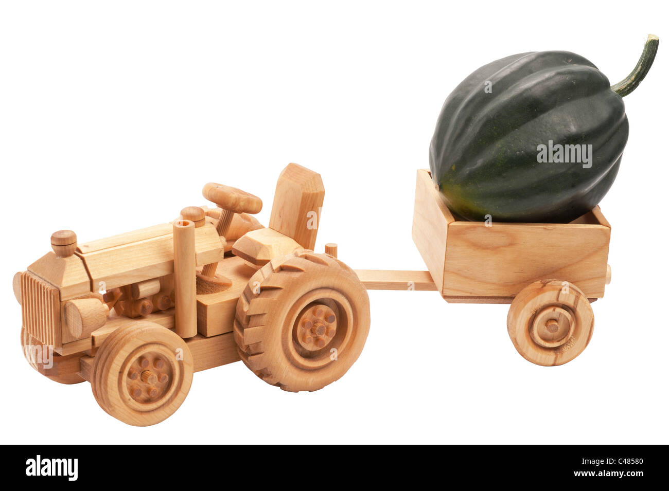 Side view of green tractor hi-res stock photography and images - Alamy