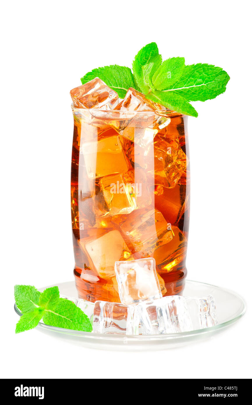Glass of iced tea hi-res stock photography and images - Alamy