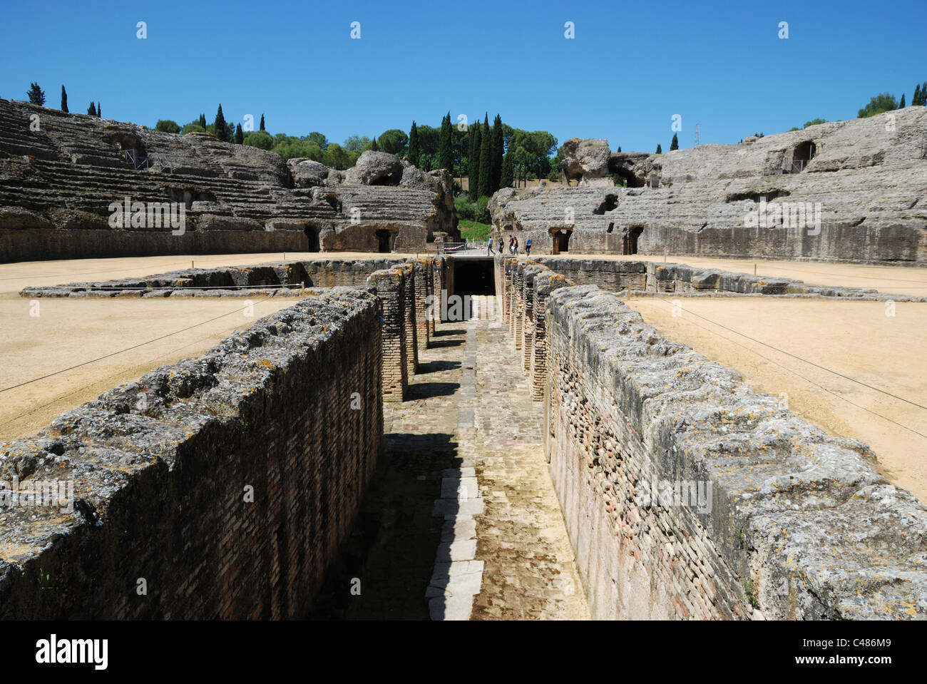 Italica roman amphitheatre spain hi-res stock photography and images ...
