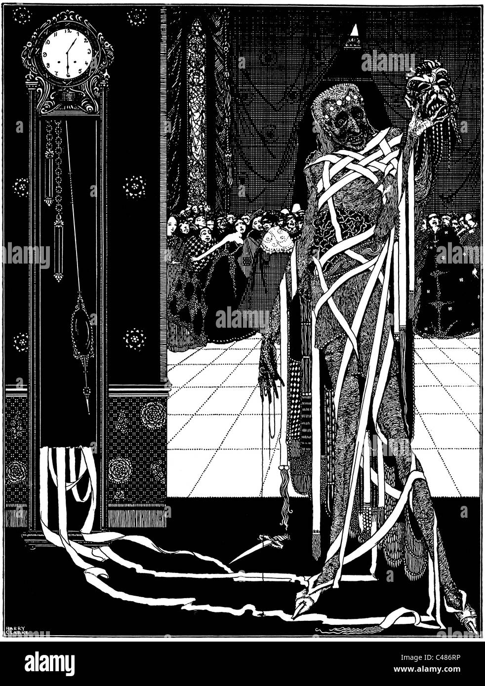 The dagger dropped gleaming upon the sable carpet Stock Photo - Alamy