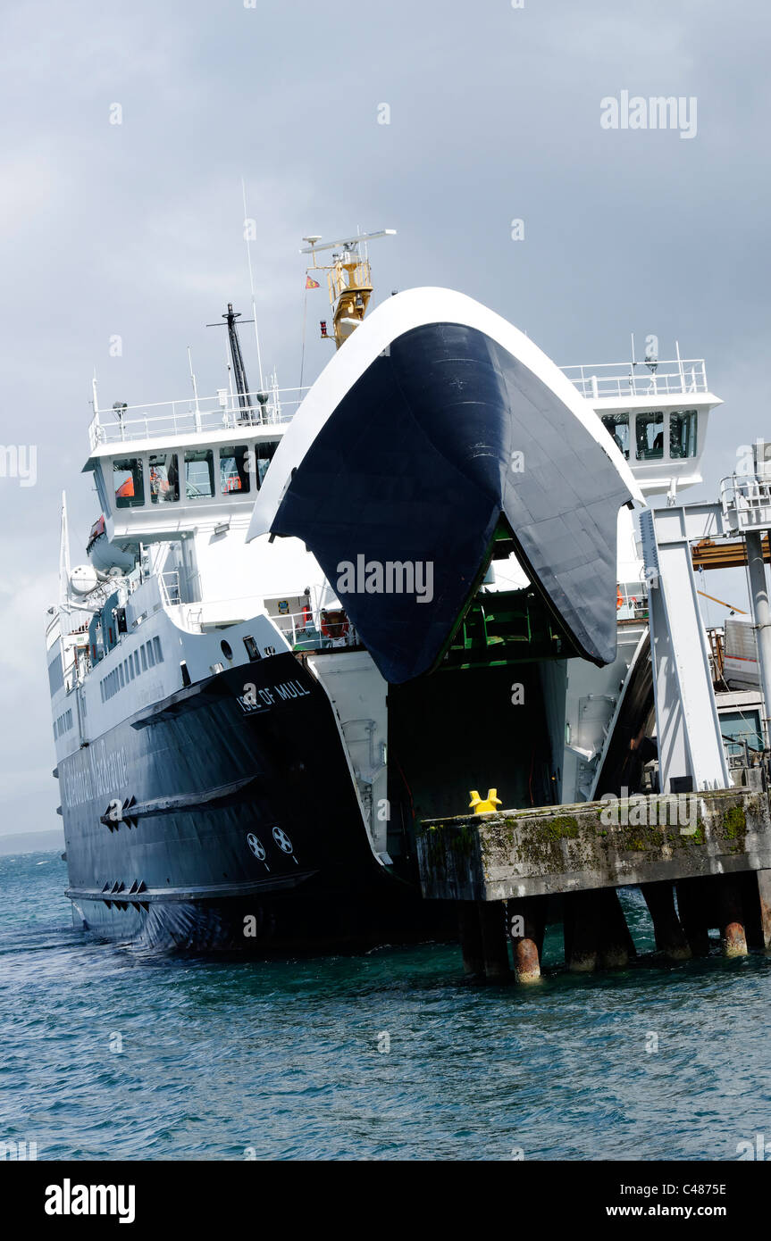 The Isle of Mull ferry coming in to Craignure, on Mull Stock Photo - Alamy