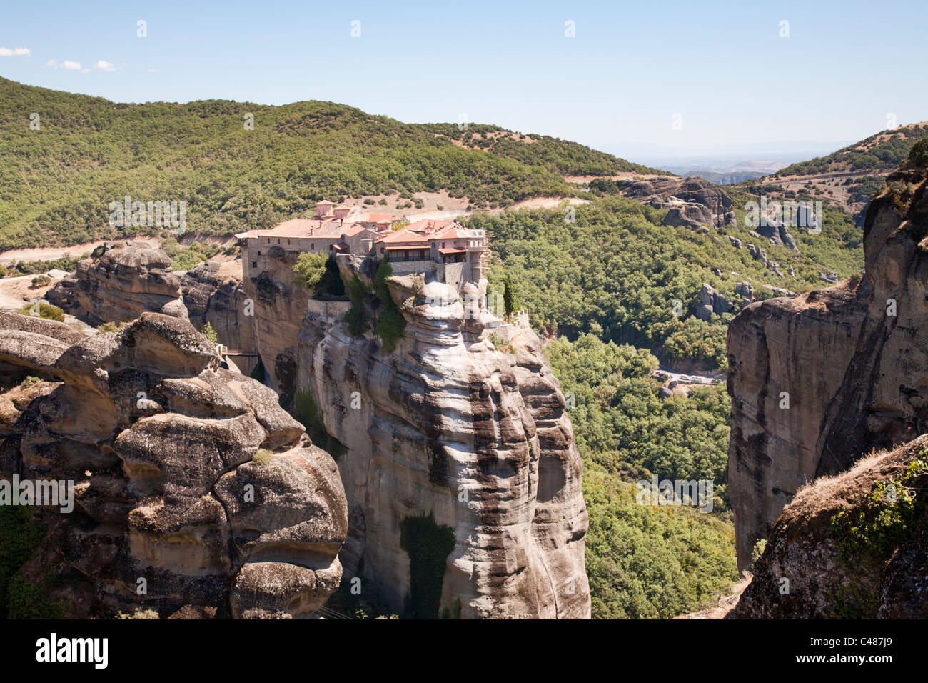 The monastery of Varlaam, Meteora, Greece Stock Photo - Alamy
