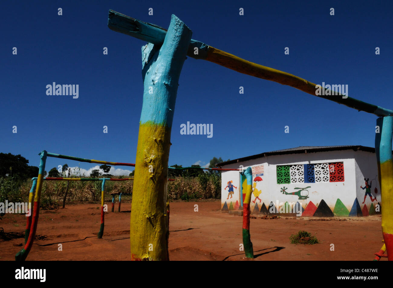 A countryside primary school in Malawi Africa Stock Photo - Alamy
