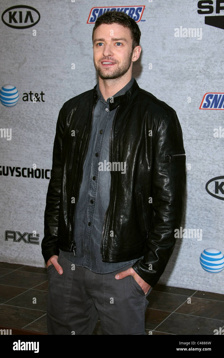 JUSTIN TIMBERLAKE SPIKE TV GUYS CHOICE AWARDS CENTURY CITY LOS ANGELES ...