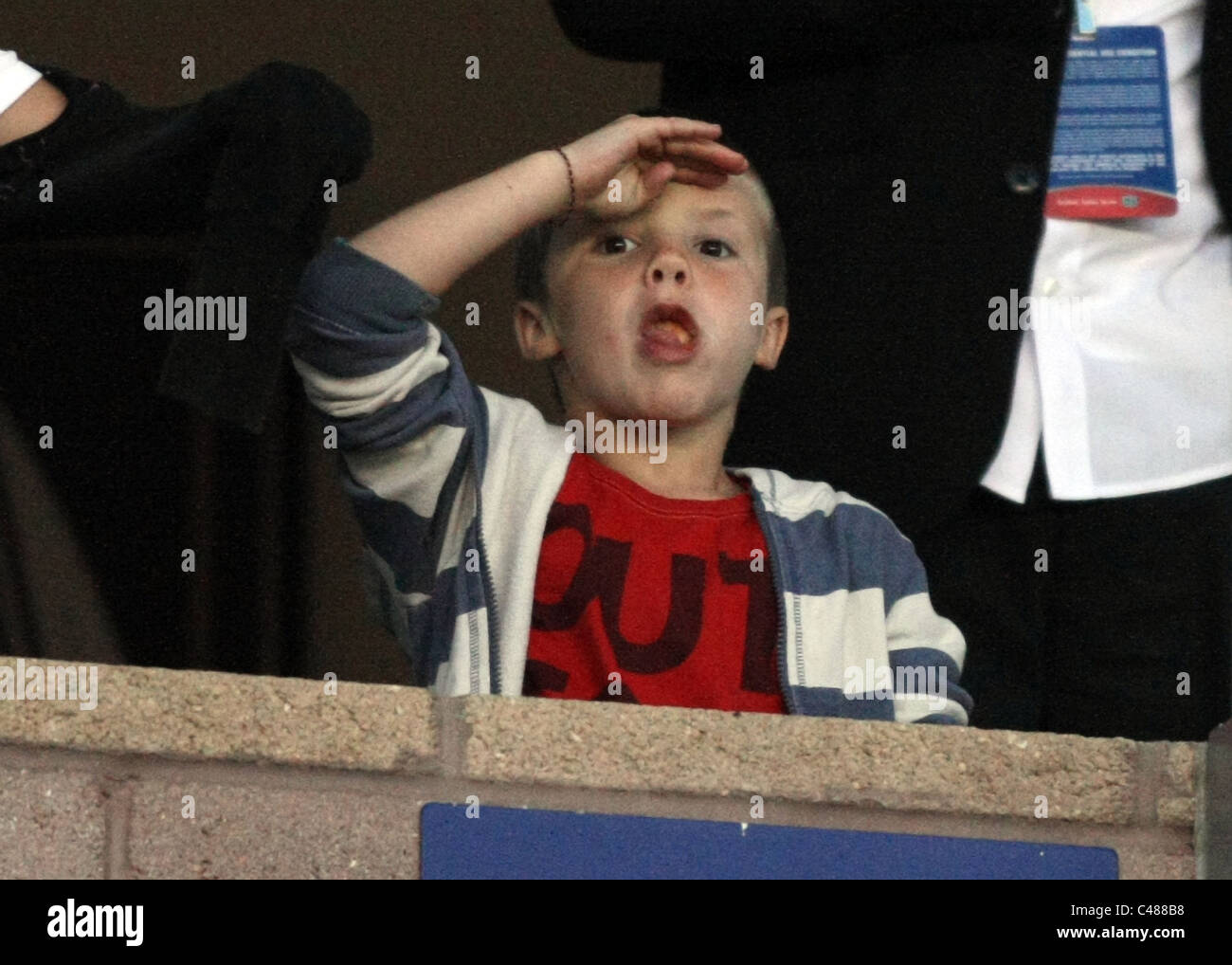 CRUZ BECKHAM CELEBS AT LA GALAXY V DC UNITED CARSON LOS ANGELES ...