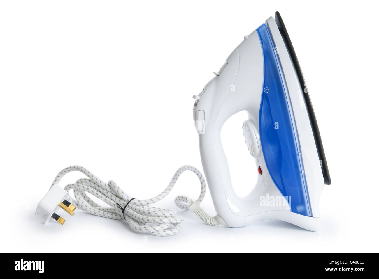 New iron isolated on the white background Stock Photo - Alamy